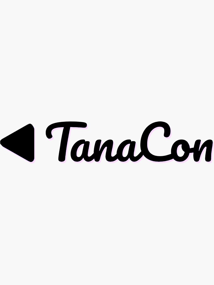 "TanaCon logo" Sticker for Sale by Kirsteneileen | Redbubble