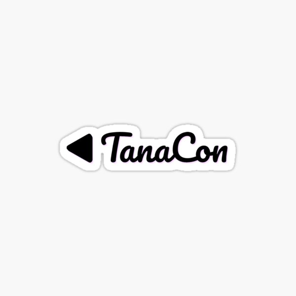 "TanaCon logo" Sticker for Sale by Kirsteneileen | Redbubble