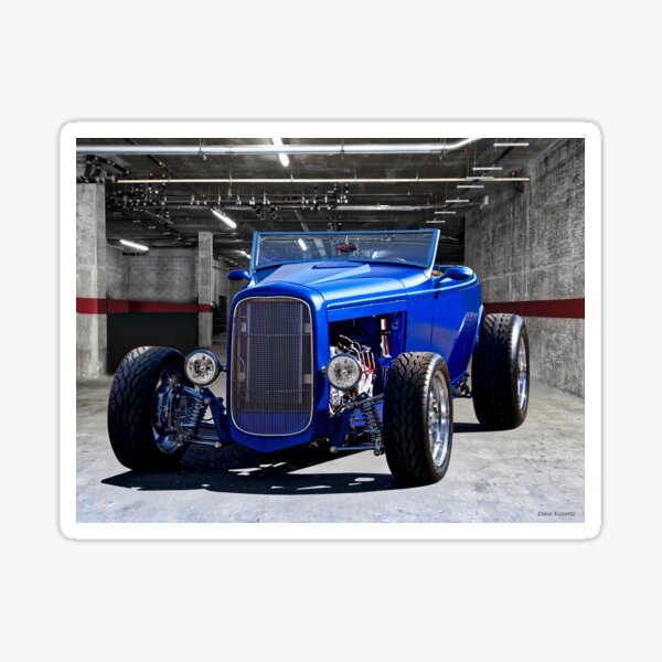 "1932 Ford 'Show Headliner' Roadster I" Sticker by DaveKoontz | Redbubble