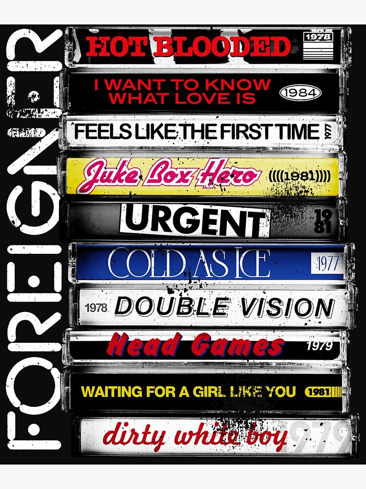 Foreigner 4 Classic Posters for Sale | Redbubble