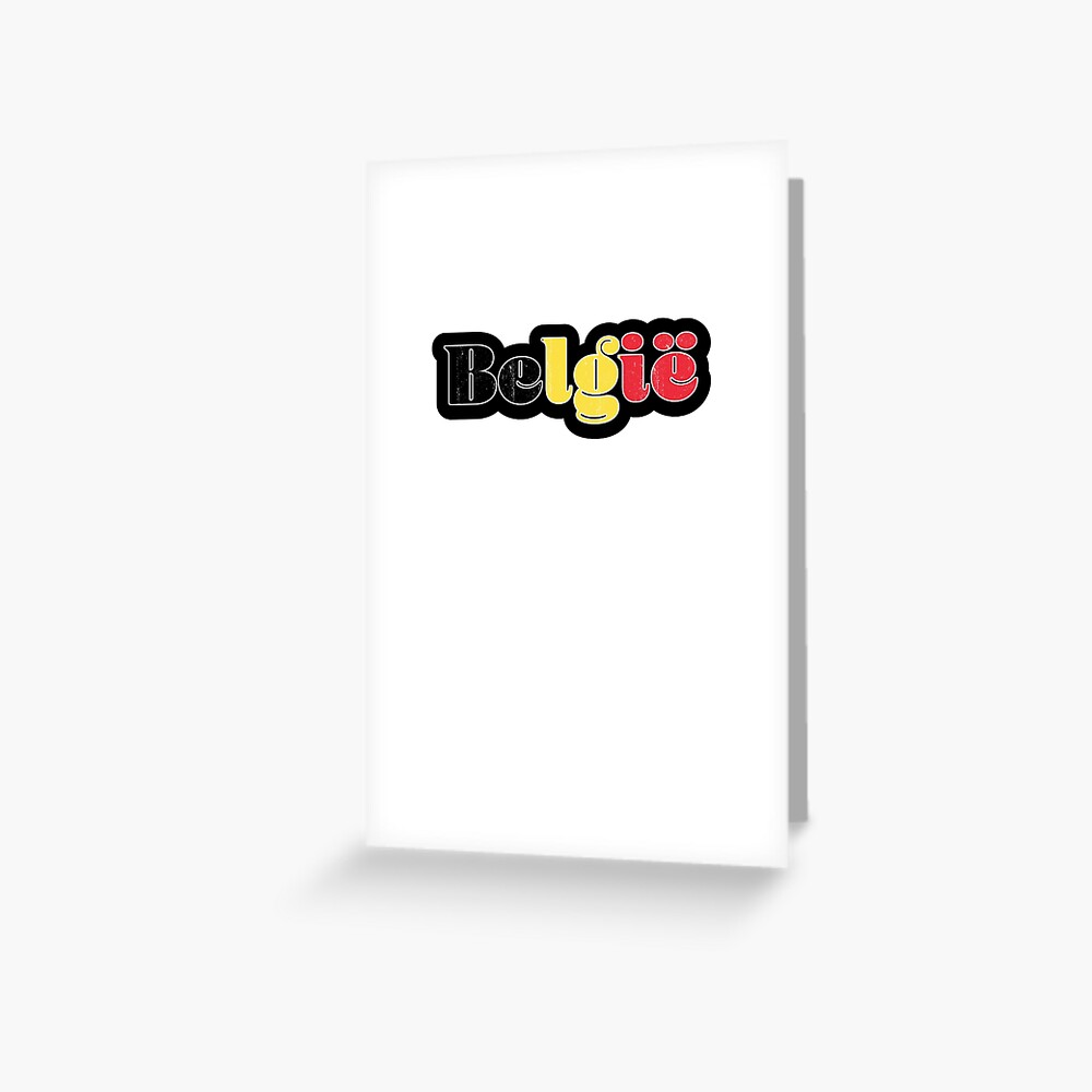 "Belgium Flag" Greeting Card by crickmonster | Redbubble