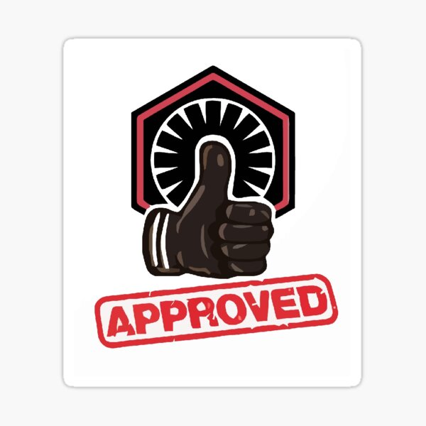 " Stamp of Approval!" Sticker for Sale by GLB-CENTRAL | Redbubble