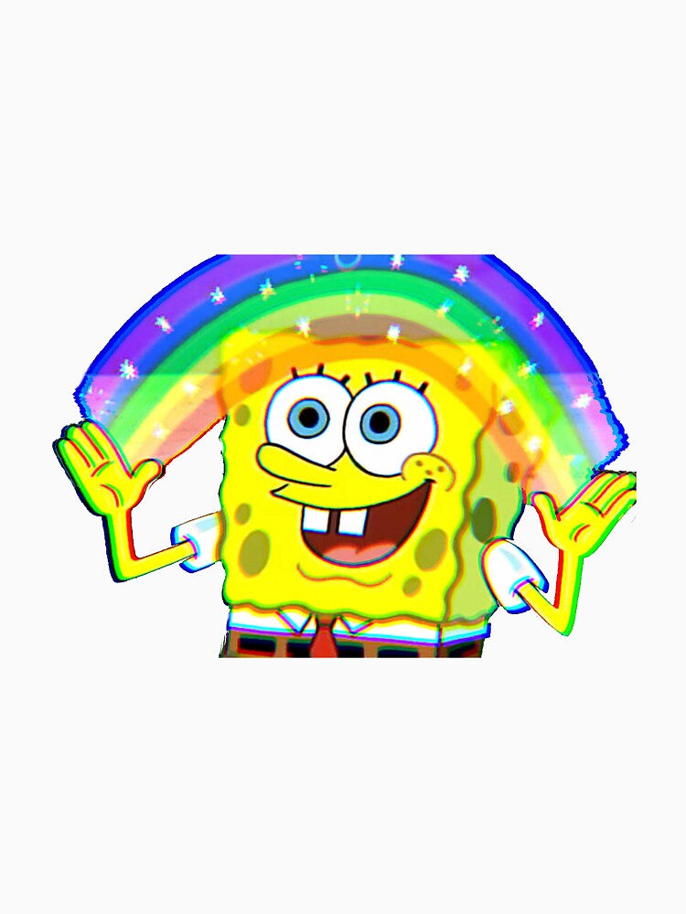 "Sponge bob rainbow" T-shirt by Lauren493 | Redbubble
