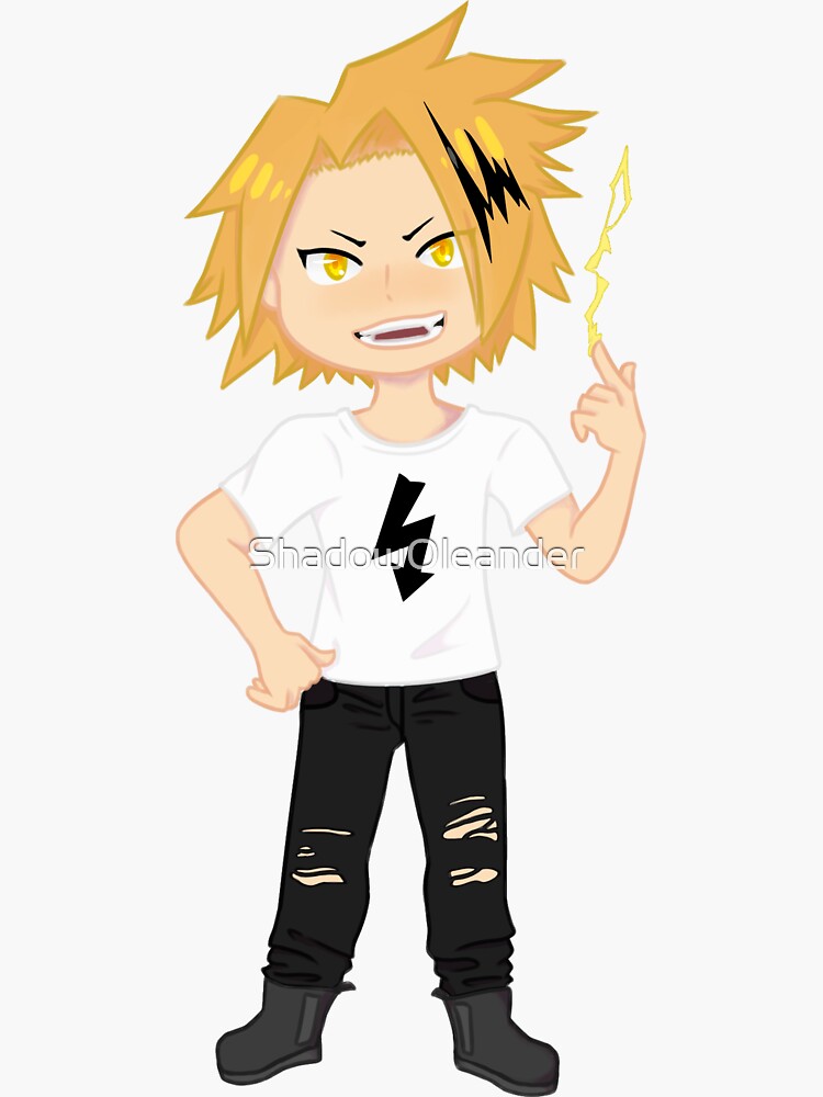 "Kaminari Denki Sticker" Sticker by ShadowOleander | Redbubble