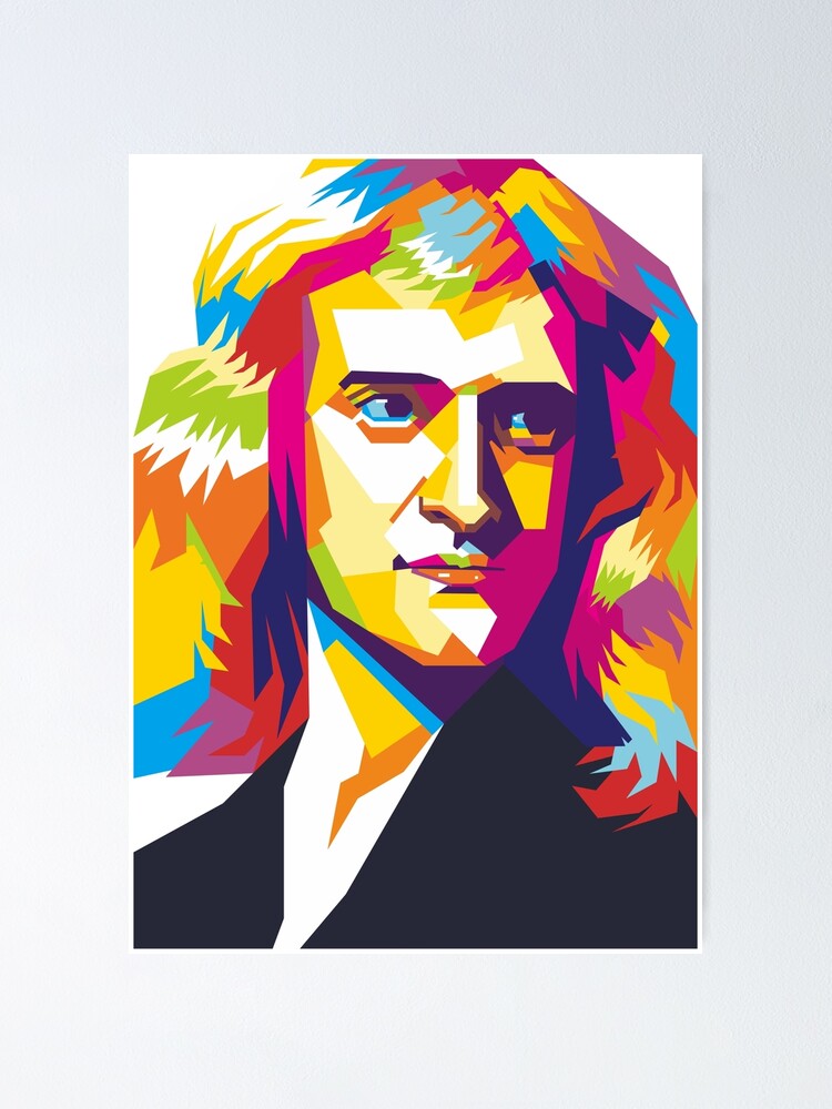 "Isaac Newton" Poster for Sale by firmanalief | Redbubble