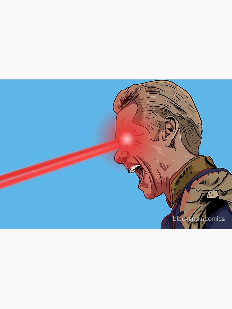 "Homelander Laser Eyes" Poster for Sale by blacksnowcomics | Redbubble