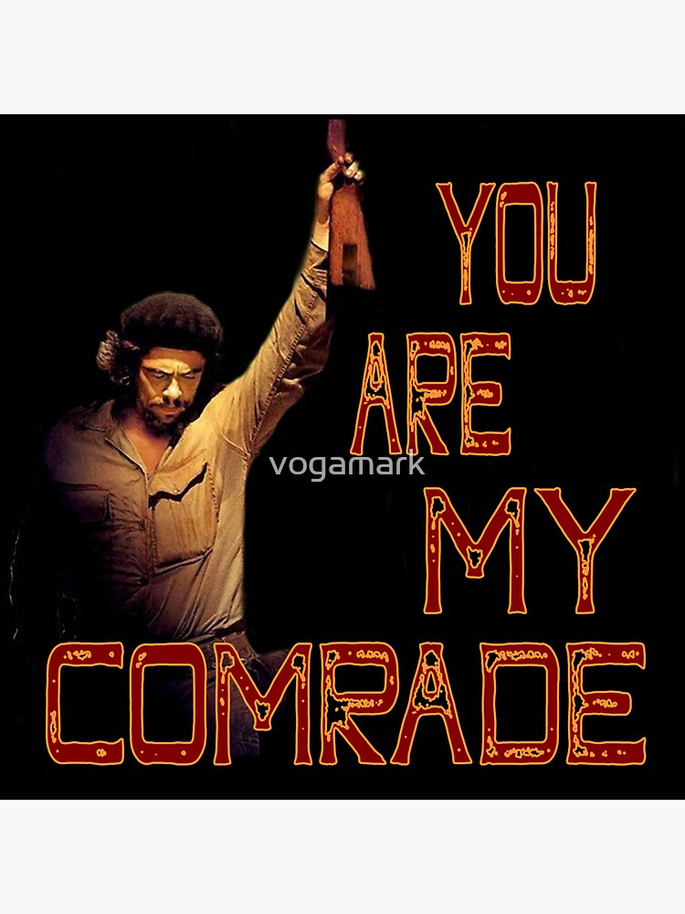 "Che Guevara - You are my comrade" Sticker for Sale by vogamark | Redbubble