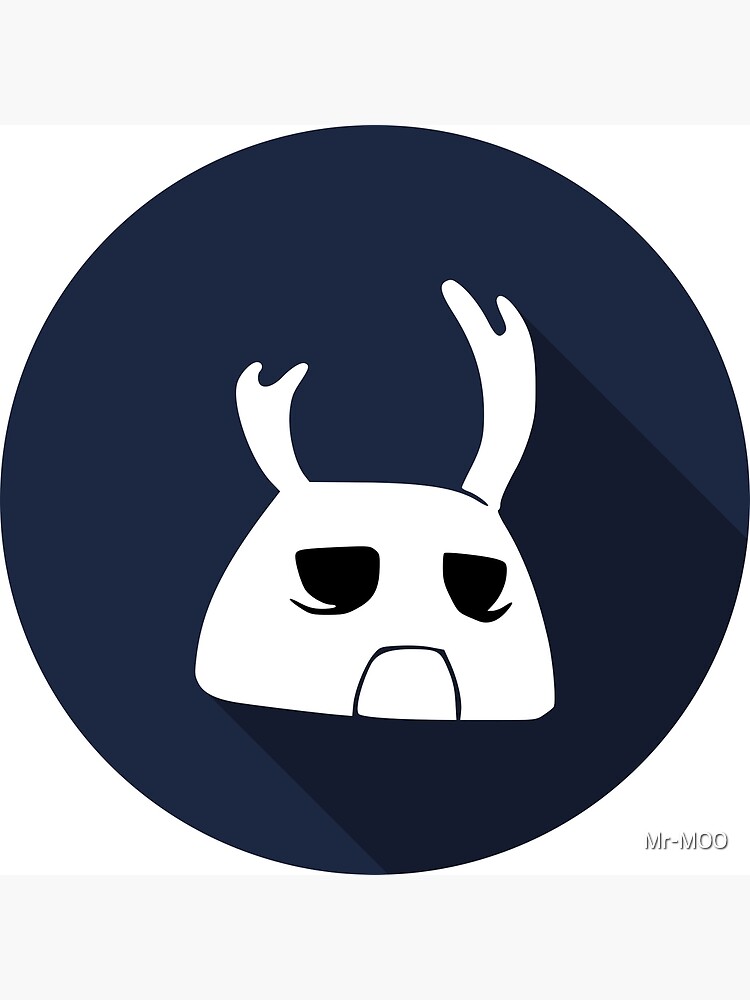"Hollow Knight - Almighty Zote Flat Icon" Poster for Sale by Mr-M00 ...