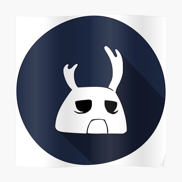 "Hollow Knight - Almighty Zote Flat Icon" Poster for Sale by Mr-M00 ...