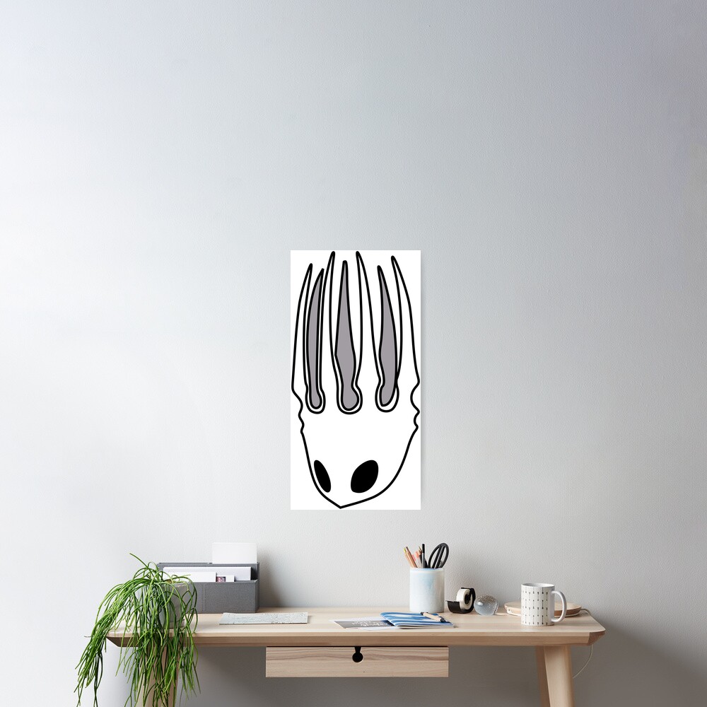 "Hollow Knight - Pale King Mask" Poster for Sale by Mr-M00 | Redbubble