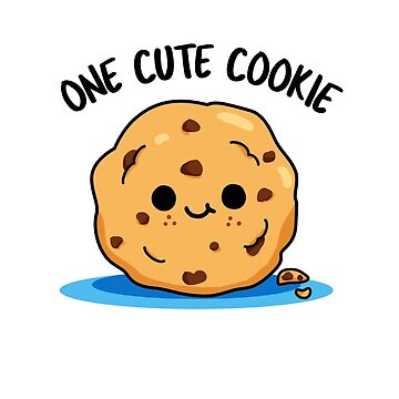 "One Funny Cookie Funny Food Puns " Art Print for Sale by punnybone ...