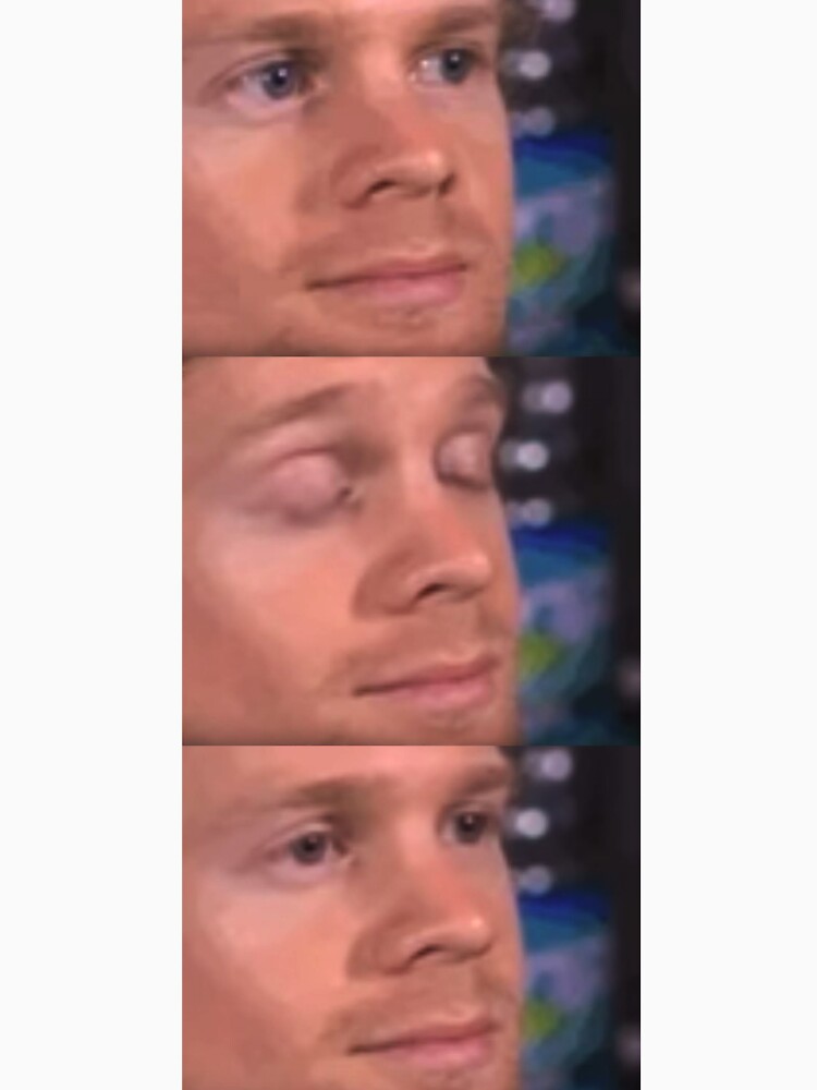 "Drew Scanlon Blinking Reaction Meme" T-shirt for Sale by barbz77 ...