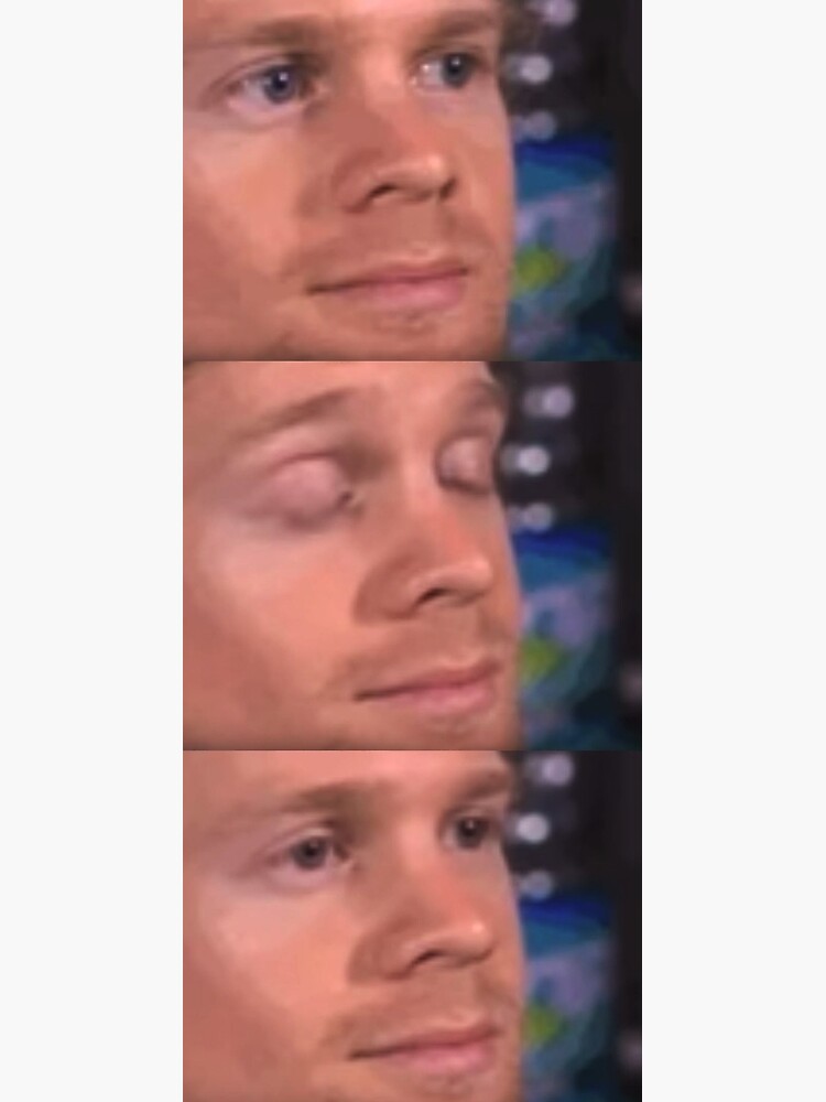 "Drew Scanlon Blinking Reaction Meme" Art Print for Sale by barbz77 ...