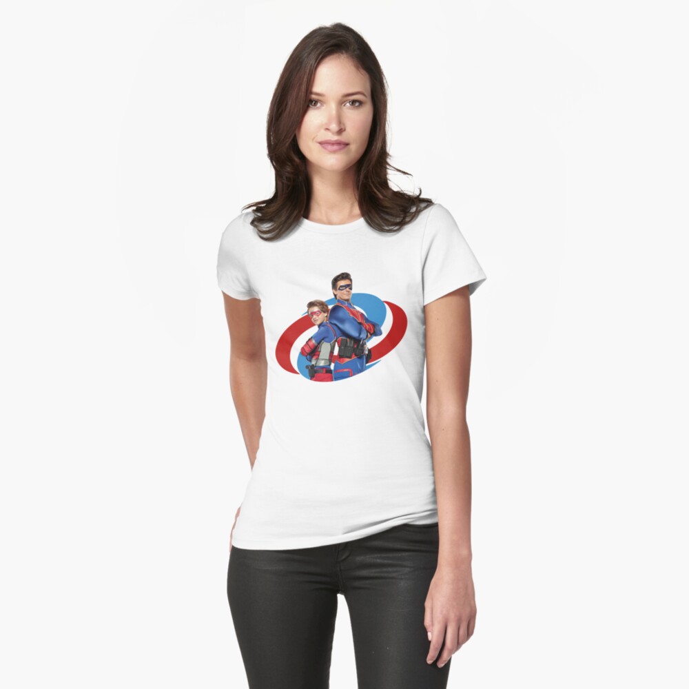 "Captain Man and Kid Danger" Sticker for Sale by Linneke | Redbubble