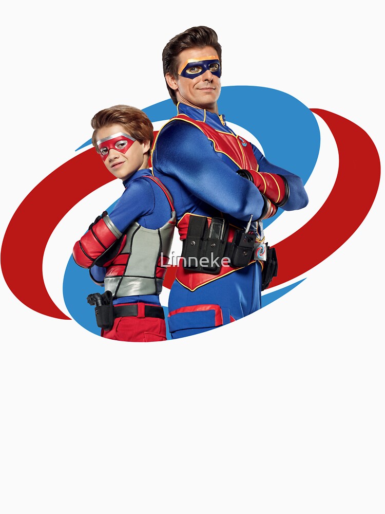 "Captain Man and Kid Danger" T-shirt for Sale by Linneke | Redbubble ...