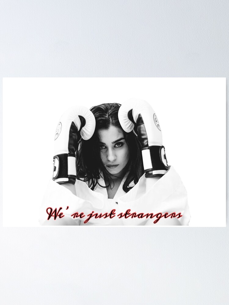 "We're Just Strangers" Poster by tiffanyyen | Redbubble