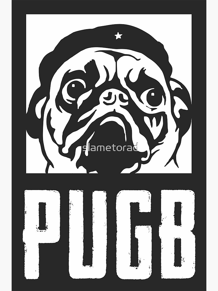 "CUTE PUGB" Poster for Sale by slametorad | Redbubble