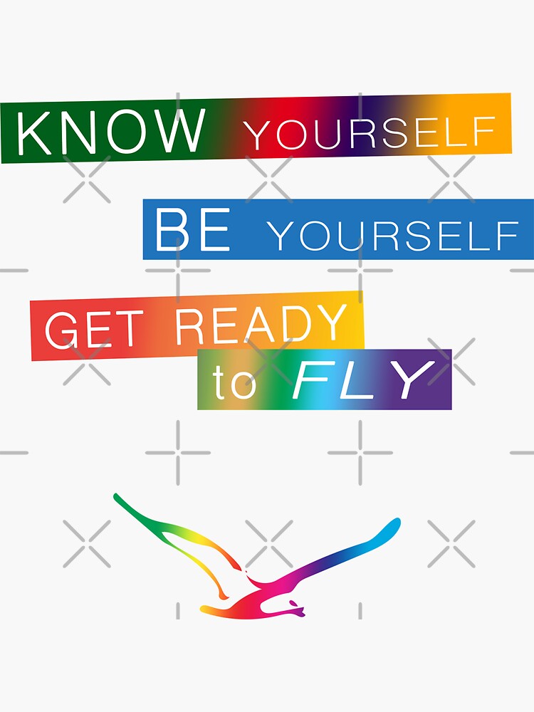"Get ready to FLY" Sticker for Sale by joesposito | Redbubble