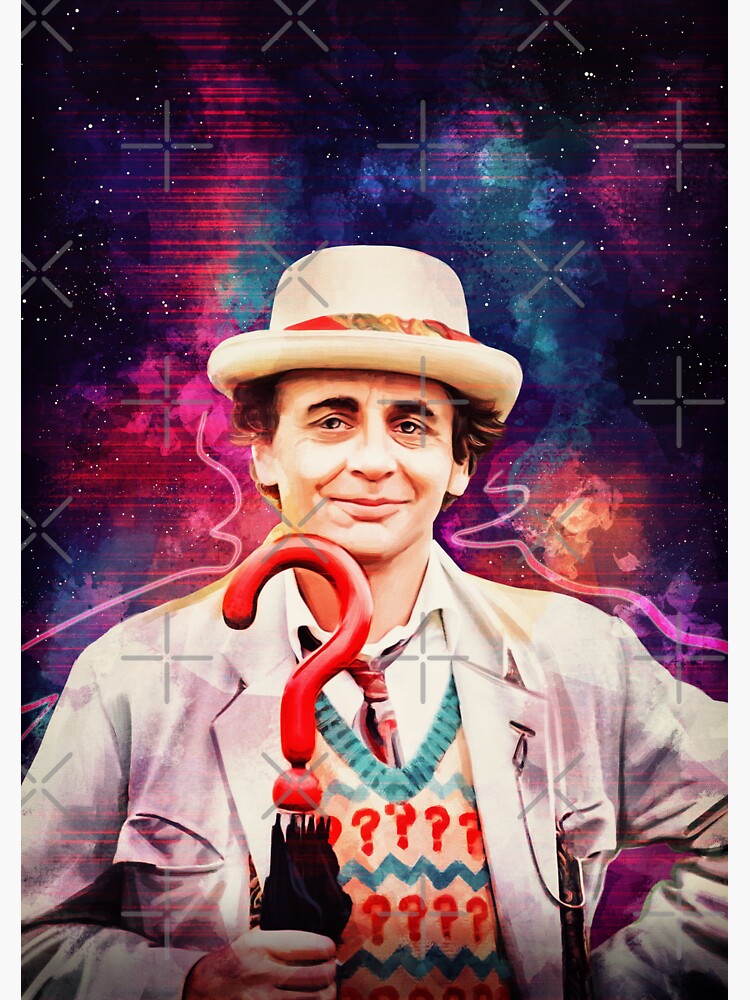 "Seventh Doctor" Sticker by sophiecowdrey | Redbubble