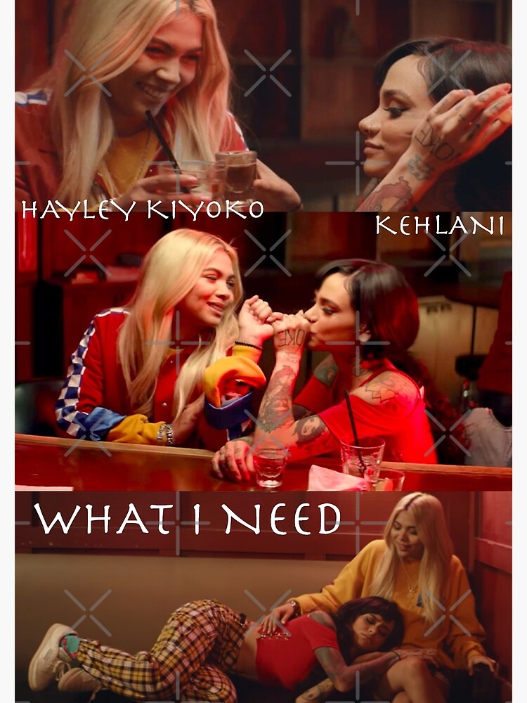 "Hayley Kiyoko & Kehlani - What I Need" Art Print for Sale by ...