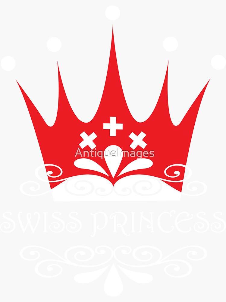 "Swiss Princess" Sticker by AntiqueImages | Redbubble