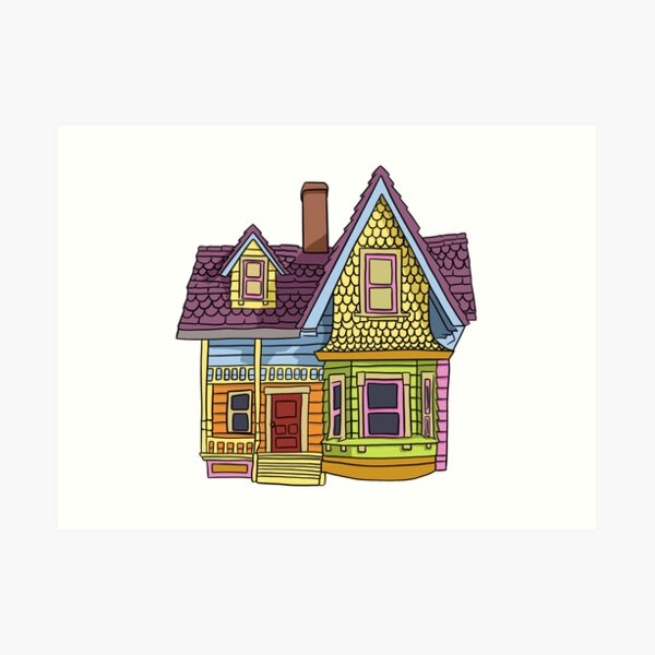 "House from the Movie Up" Art Print for Sale by Haleyperetic | Redbubble