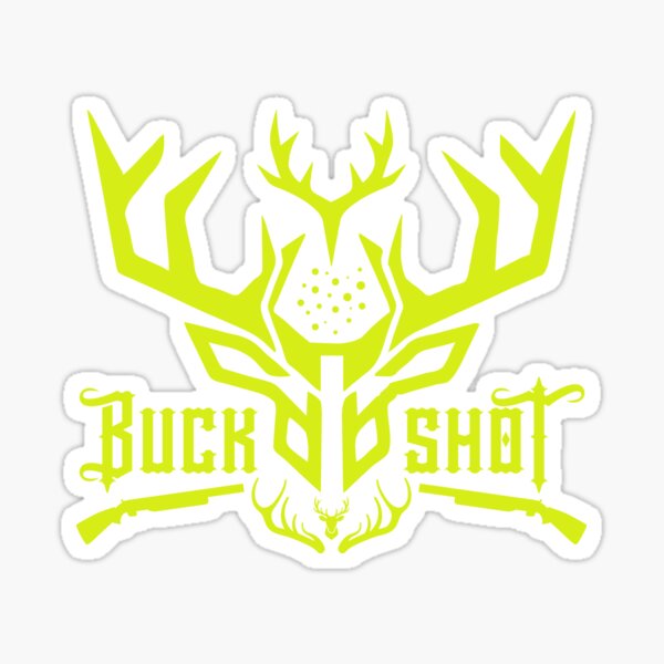 "Buckshot Shotgun Scatter Deer Design" Sticker for Sale by UNK-Fatigues ...