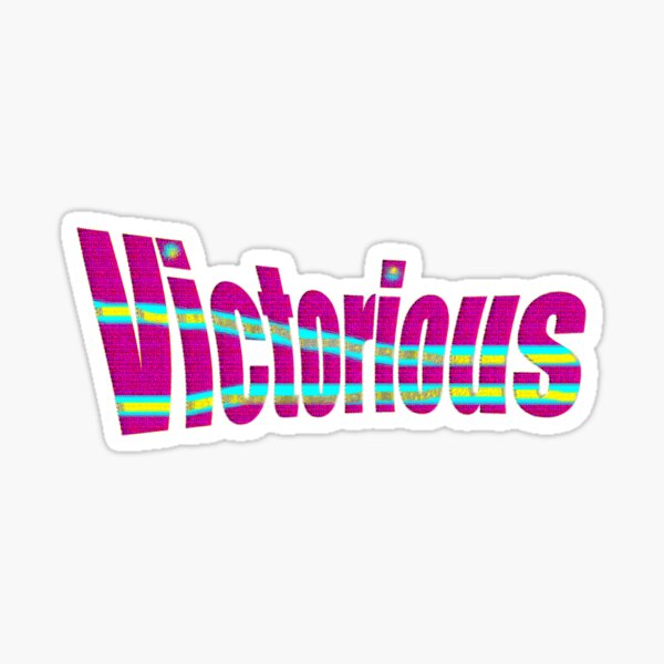 "VICTORIOUS" Sticker by TeaseTees | Redbubble