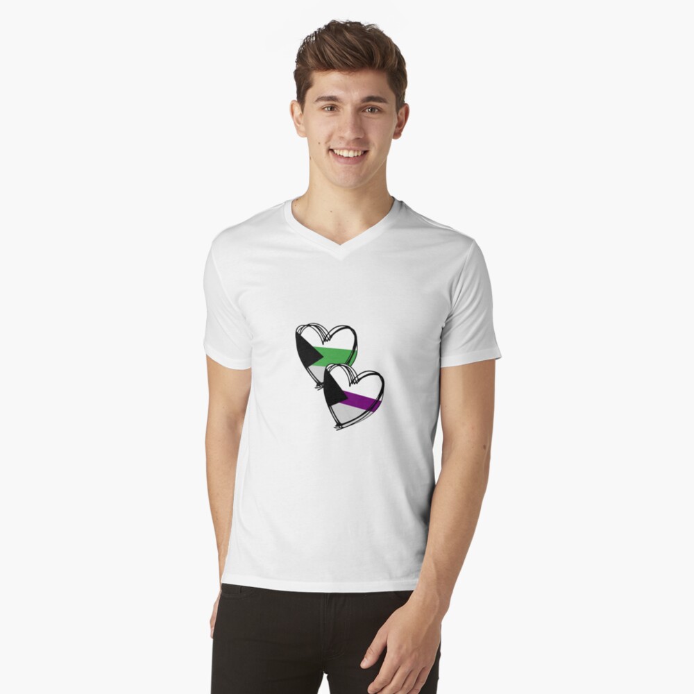 "Demisexual and Demiromantic heart" Sticker for Sale by be-proud ...