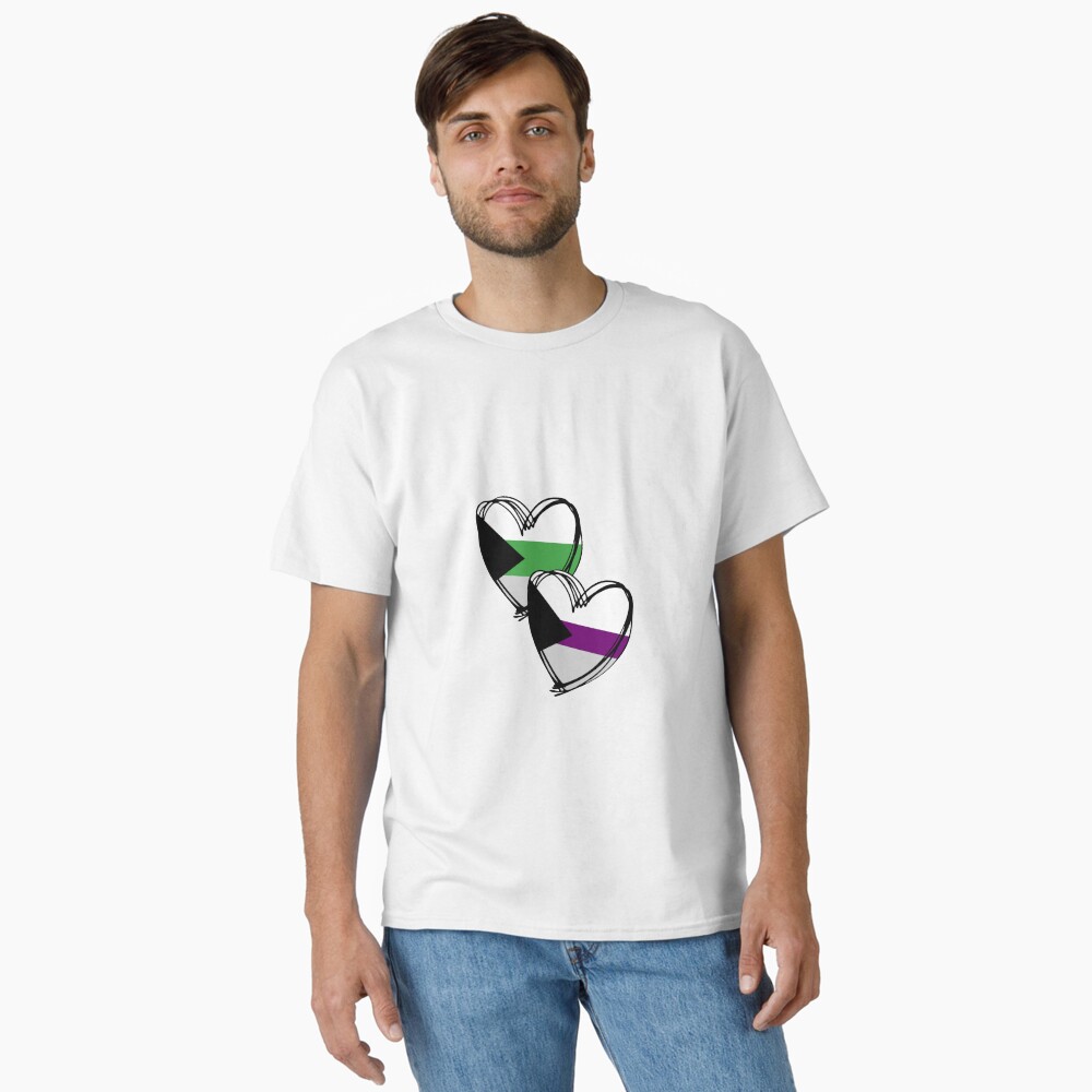 "Demisexual and Demiromantic heart" Sticker for Sale by be-proud ...