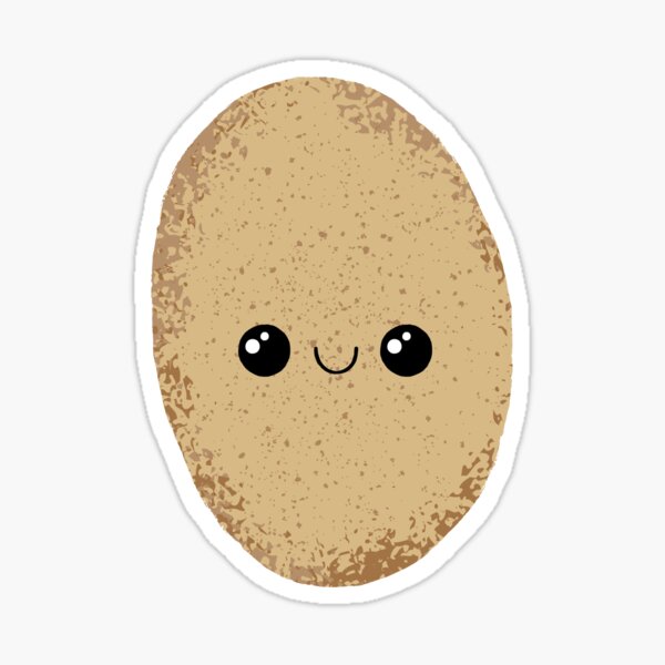 "Cute potato" Sticker by MinimoleStudio | Redbubble