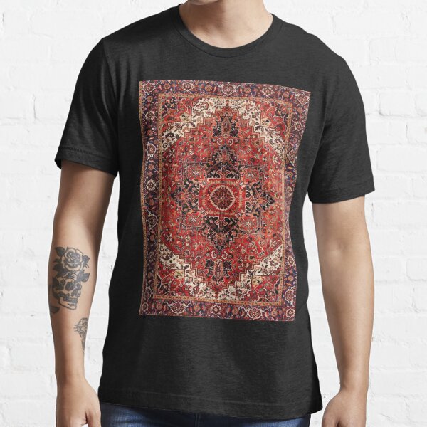 "Heriz Antique Vintage Boho Persian Carpet Print" T-shirt for Sale by ...