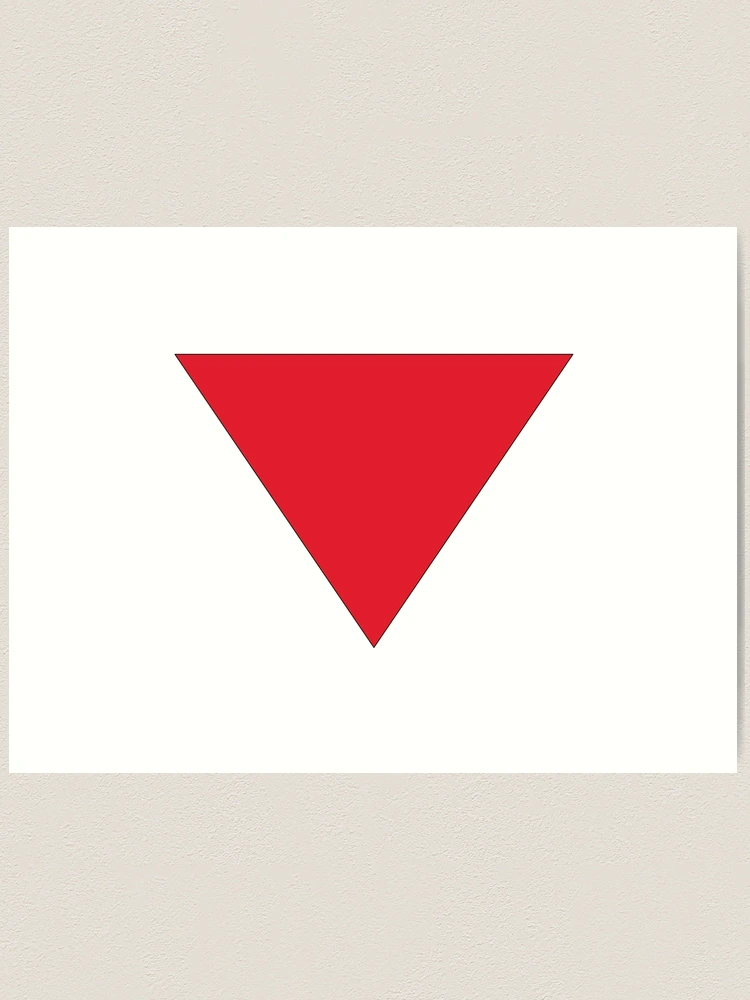 Red Icon White Triangle