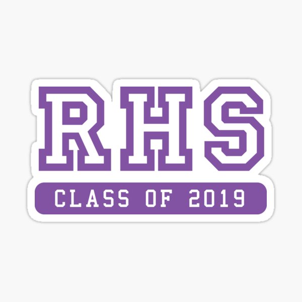 "RHS Class of 2019" Sticker for Sale by buffylamb | Redbubble