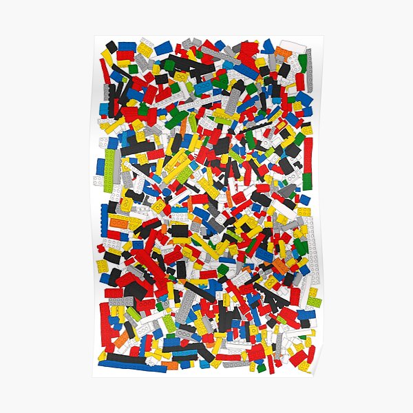 Lego Bricks Posters | Redbubble