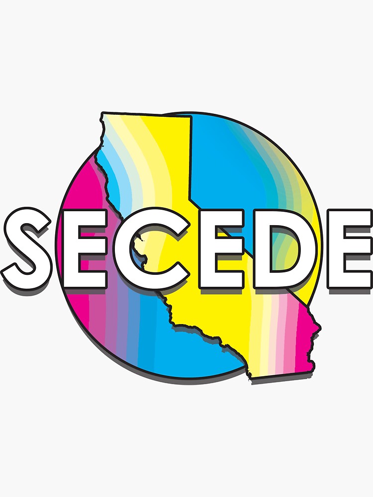 "CAn we SECEDE (Technicolor)" Sticker for Sale by wampa-stompa | Redbubble