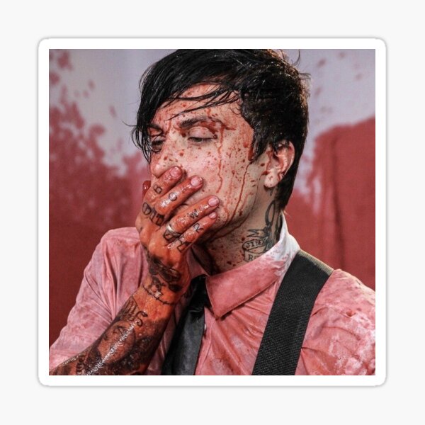 "Frank Iero MCR My Chemical Romance Sticker" Sticker for Sale by ...