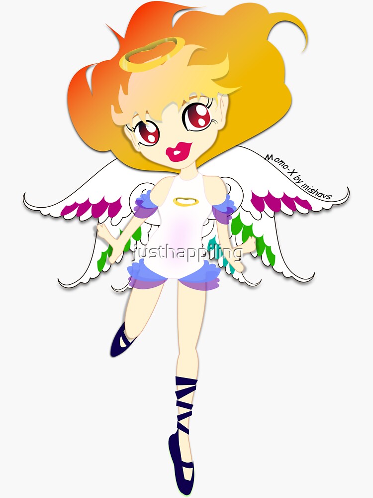 "Rainbow Cupid v01" Sticker by justhappiling | Redbubble