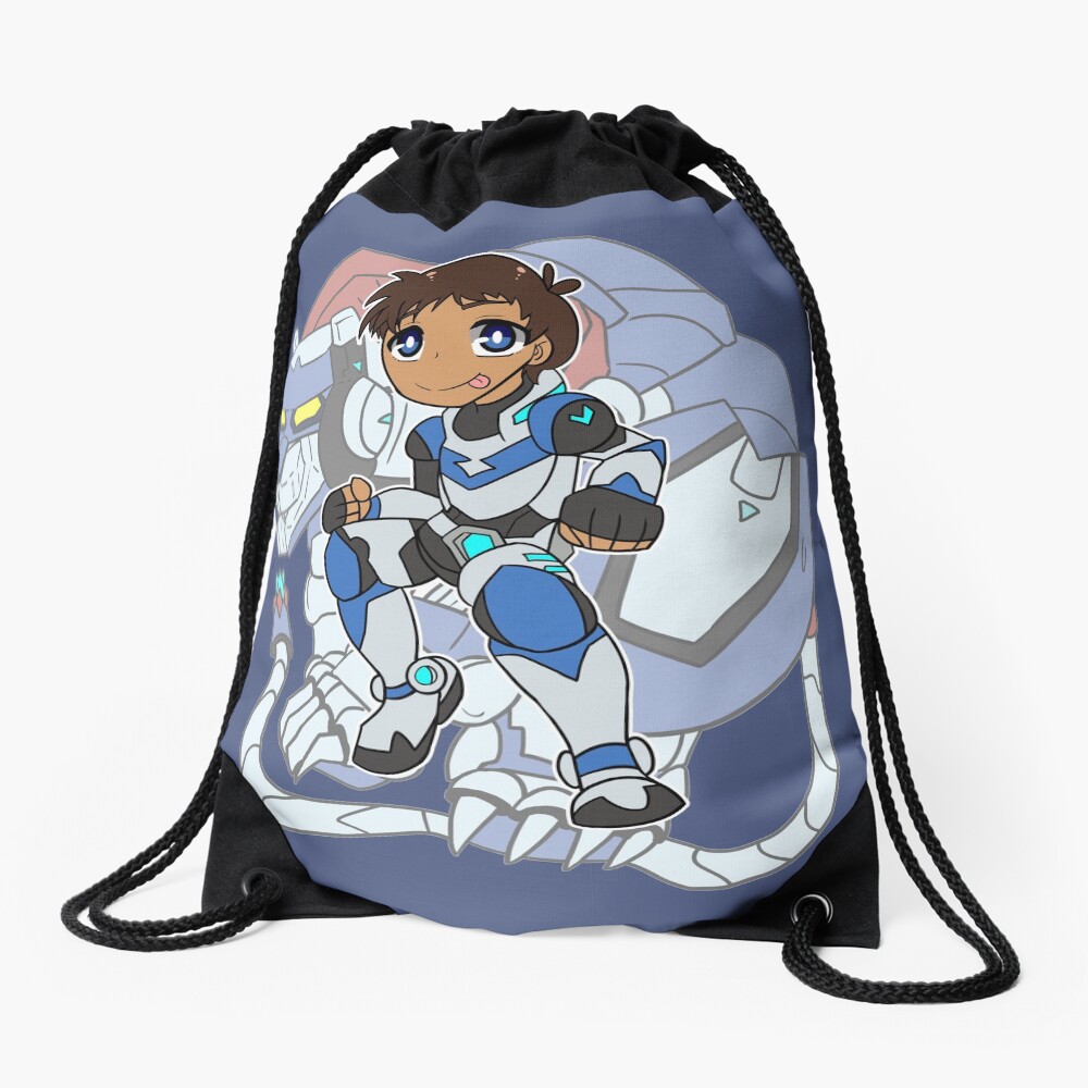 "Voltron Lance Blue Paladin Robot" Drawstring Bag for Sale by kelsmister | Redbubble