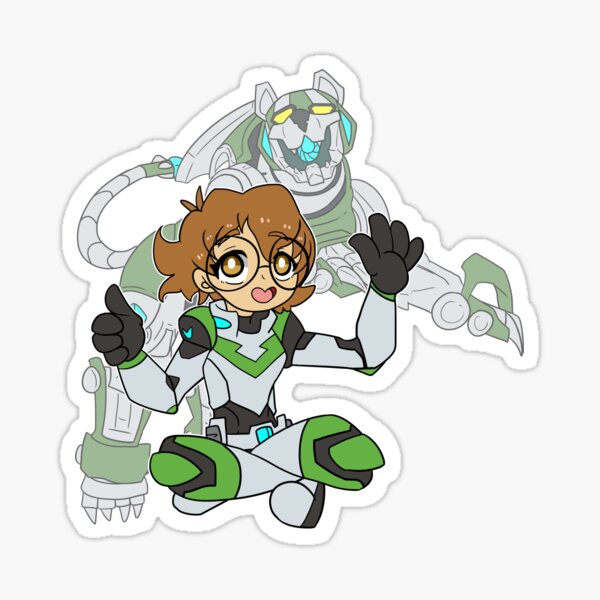 "Pidge Green Paladin Voltron Lion " Sticker for Sale by kelsmister | Redbubble