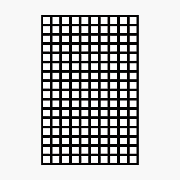 " THICK BLACK AND WHITE CHECKS IN A RECTANGLE - CREATED BY ...