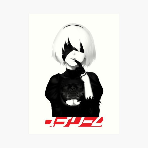 "Yorha No. 2 Type B" Art Print by dsgcreations | Redbubble