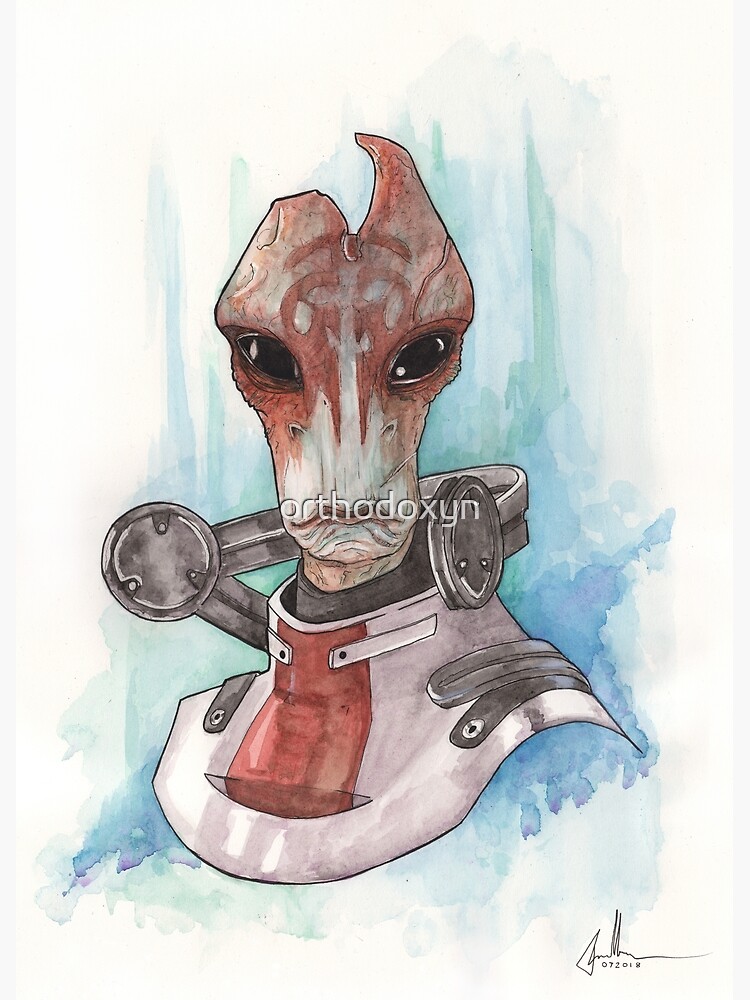 "Mordin Solus" Art Print by orthodoxyn | Redbubble