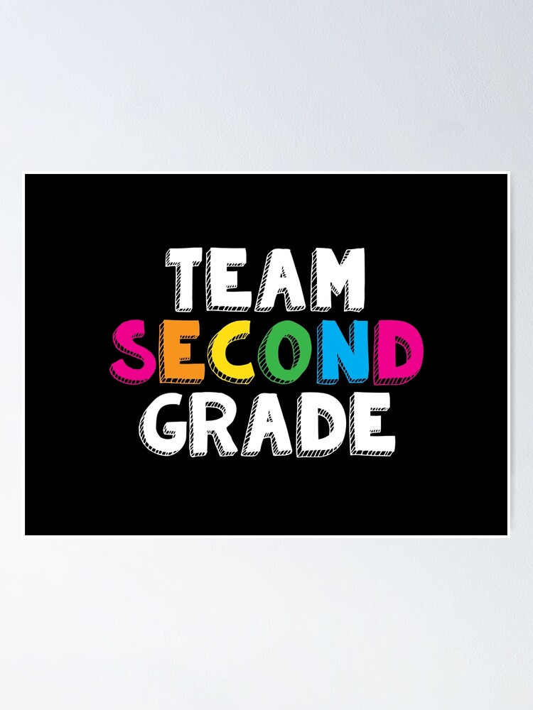 Póster «Equipo de Segundo Grado» de teesaurus | Redbubble