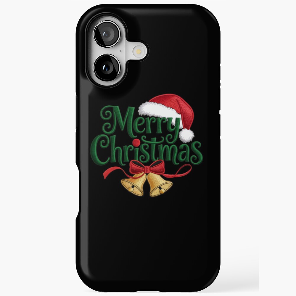"Embroidered Merry Christmas " Sticker for Sale by jkrphoto | Redbubble