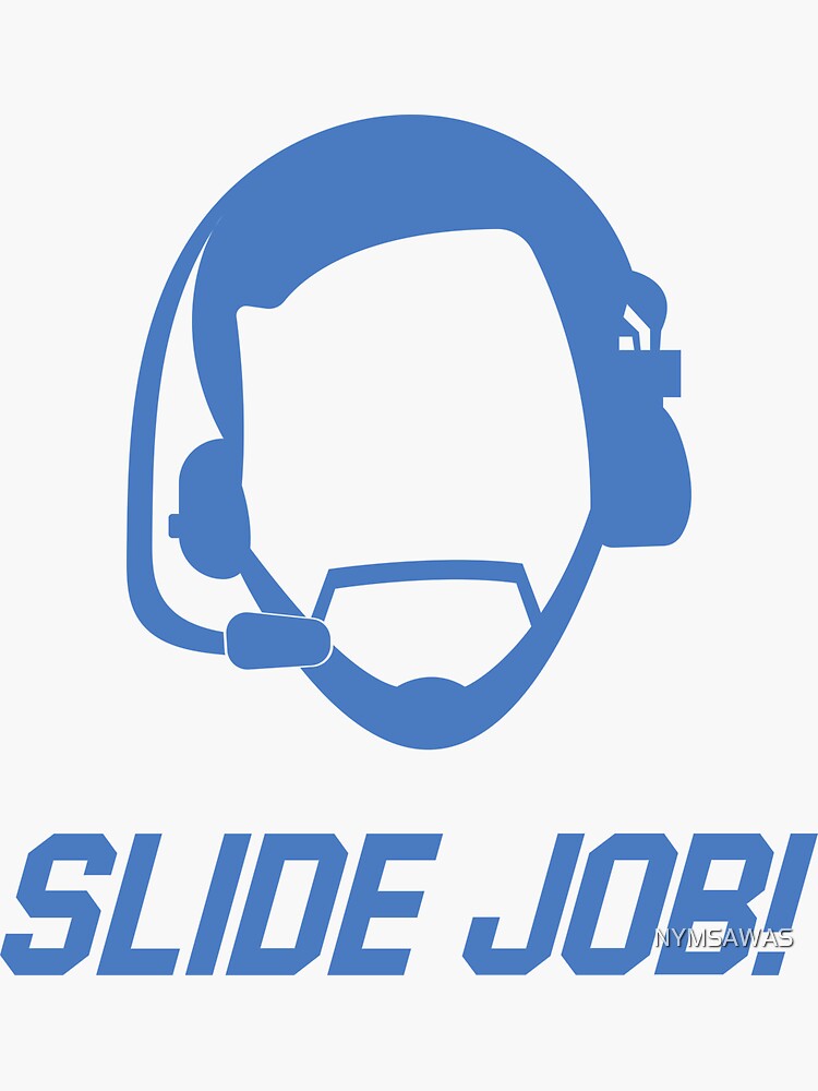 "Slide Job" Sticker by NYMSAWAS | Redbubble
