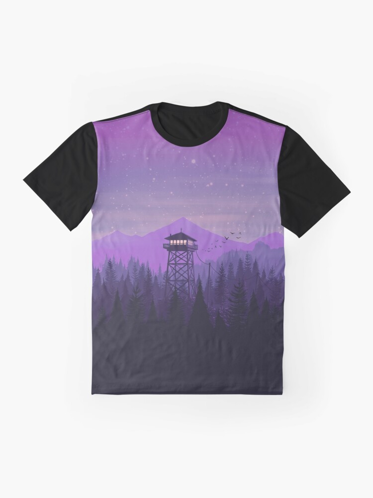 "Firewatch Nighttime Art Design - 4k" T-shirt for Sale by Colxbat ...