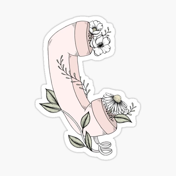 "Your Call" Sticker by barlena | Redbubble