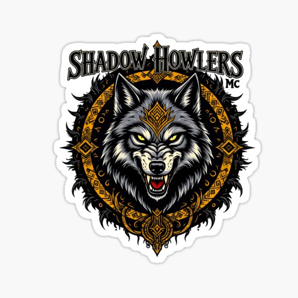 "Shadow Howlers MC - #SH1" Sticker for Sale by carlostefano69 | Redbubble