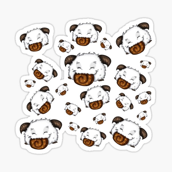 Paper League of Legends Vinyl Sticker Poro League of Legends Stickers ...